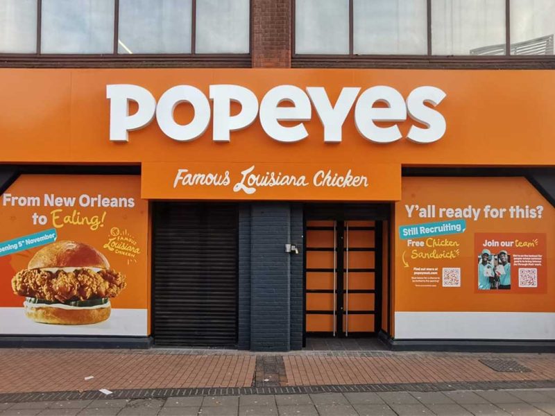 Popeyes to launch in London Ealing on Guy Fawkes - Feed the Lion