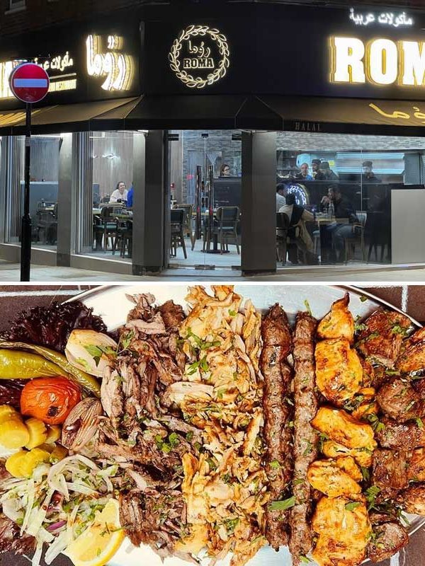Middle Eastern restaurant Roma opens in London Southall - Feed the Lion