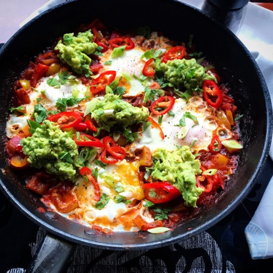 Shakshuka (North African Eggs) - Eat With A - Feed the Lion