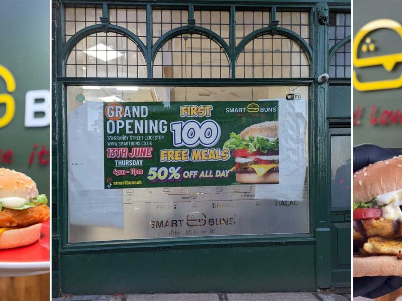 50% off and free food today at Smart Buns debut in Leicester - Feed the ...