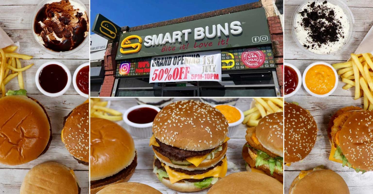 50% off 1st July at Smart Buns launch in Walthamstow - Feed the Lion