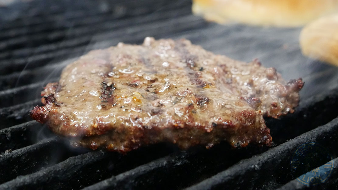 beef burger Tiago's Flame Grille - Luton Halal restaurant - Feed the Lion