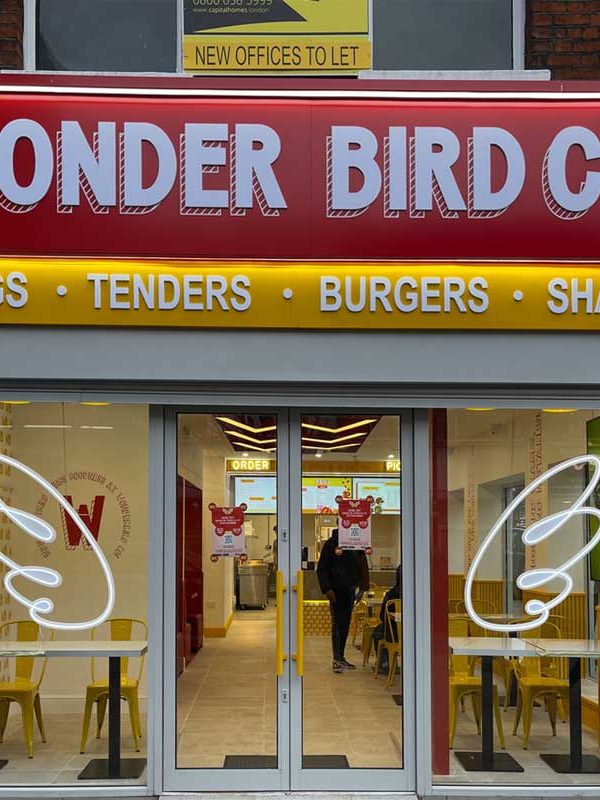 New chicken brand Wonder Bird Co. in London's Wood Green - Feed the Lion