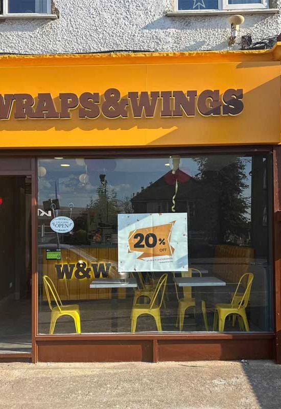 Wraps & Wings arrives in Watford's Oxhey - Feed the Lion